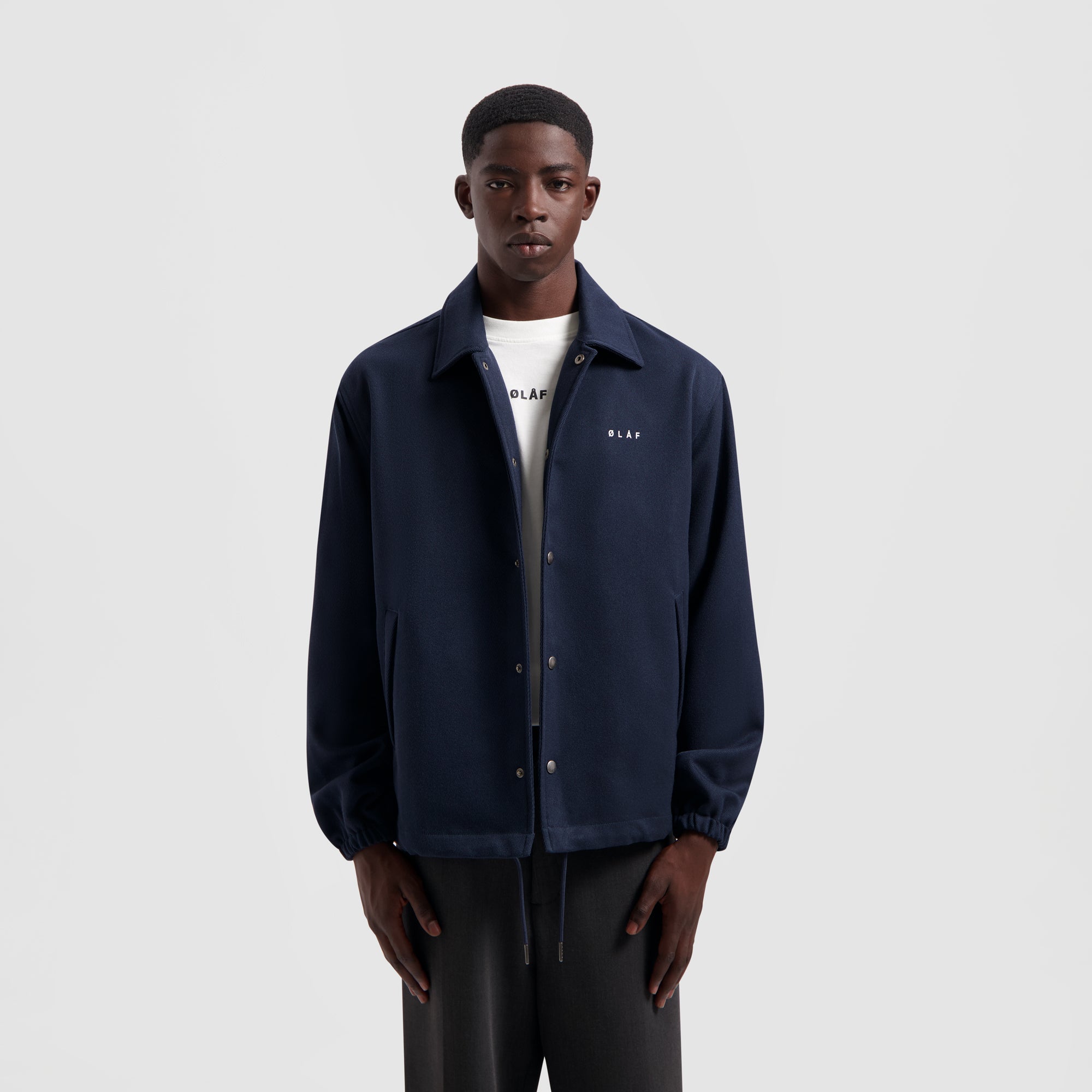 Coach Jacket - Navy – ØLÅF